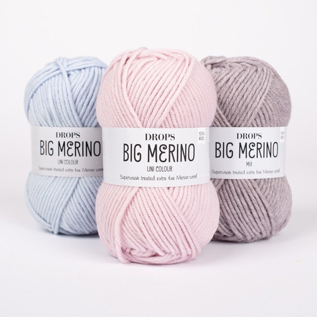 Merino Yarn Drops Big Merino Wool Yarn Superwash Yarn Sock Yarn Natural ...
