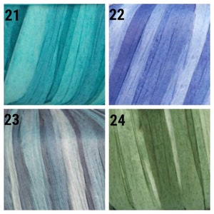 Raffia Yarn Fibra Natura Raffia Multi 90 M / 35 G Paper Yarn Crochet ...