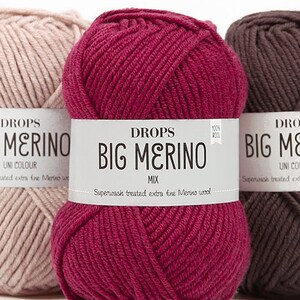 Merino Yarn Drops Big Merino Wool Yarn Superwash Yarn Sock - Etsy