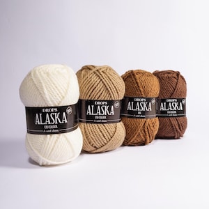 Wool Yarn DROPS Alaska Sock Yarn Natural Fiber Yarn Art Yarn Aran ...