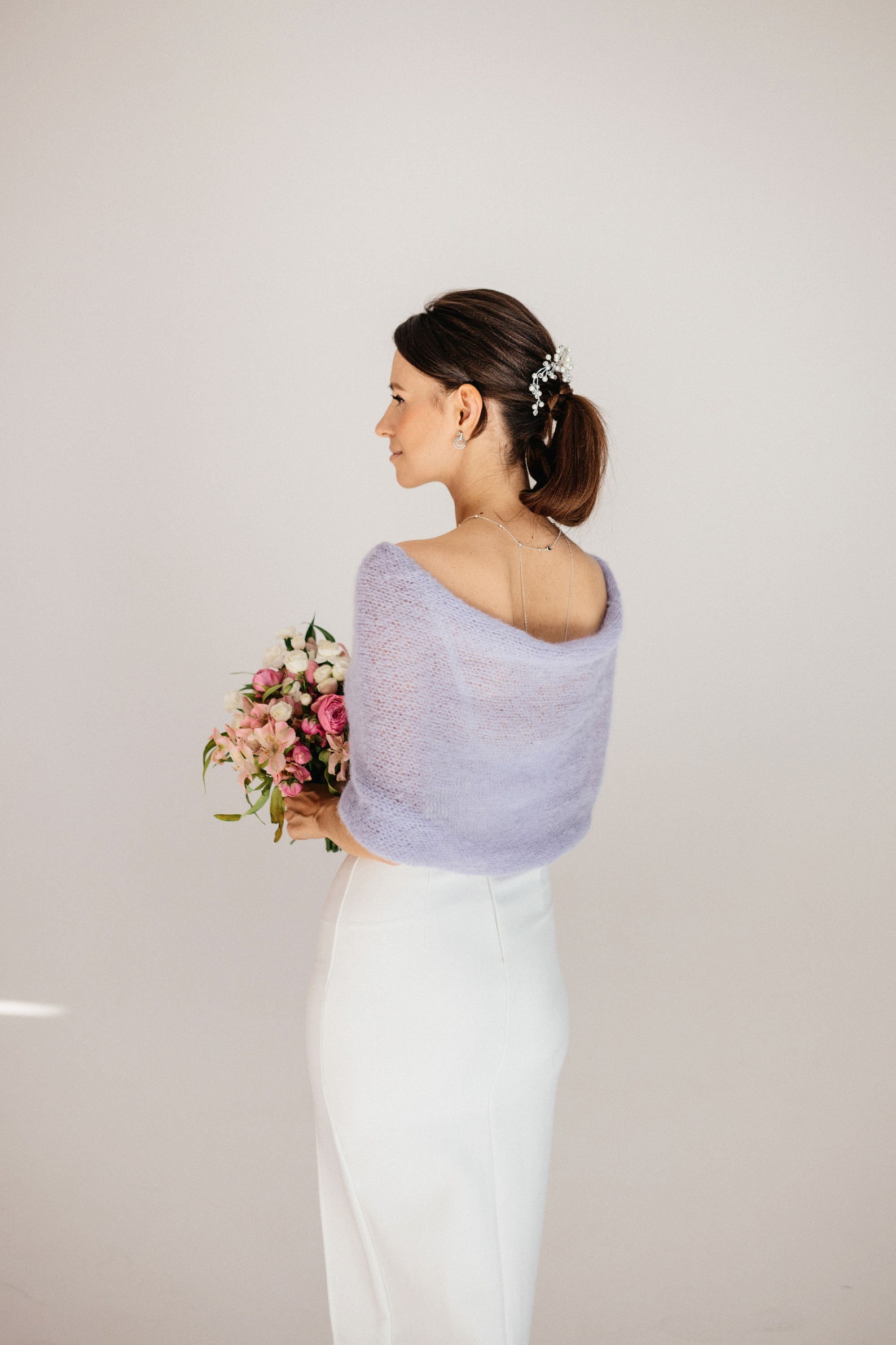 Alpaca Silk Shawl Wedding Stole Alpaca Wool Wrap Bridal Shawl Alpaca ...