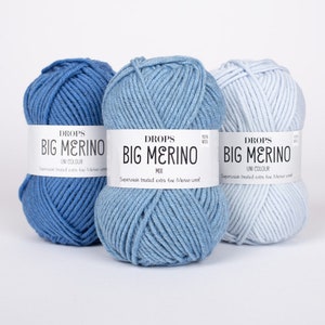 Merino Yarn Drops Big Merino Wool Yarn Superwash Yarn Sock Yarn Natural ...