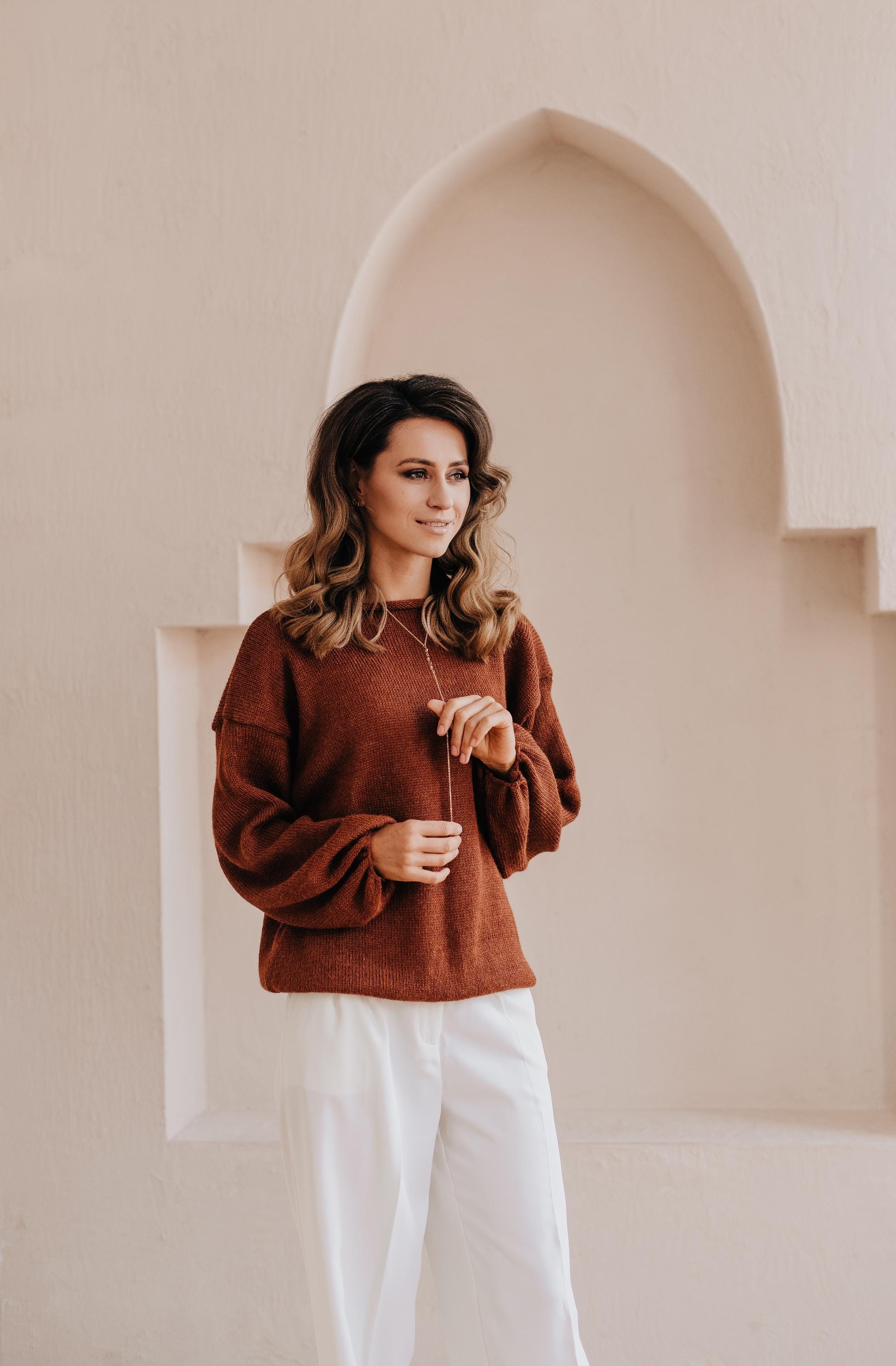 Alpaca Wool Sweater 100% Alpaca Sweater Women Pure Wool Alpaca Soft ...