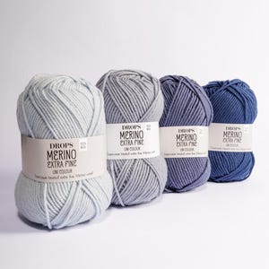 Merino Yarn Drops Extra Fine Merino Wool Yarn Superwash Yarn Sock Yarn ...