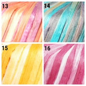 Raffia Yarn Fibra Natura Raffia Multi 90 M / 35 G Paper Yarn Crochet ...