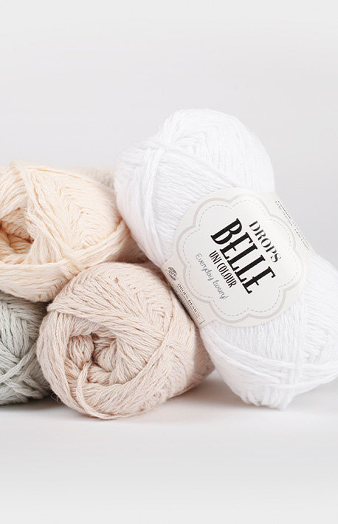Cotton Yarn Drops Belle Linen Yarn Viscose Yarn Crochet Yarn - Etsy