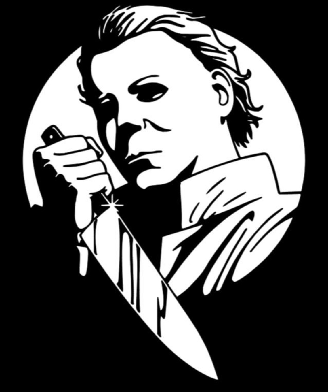 Michael Myers Halloween Vinyl Decal Michael Meyers Window - Etsy