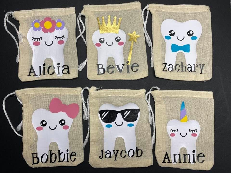 Personalized Tooth Fairy Bag Tooth Fairy Bag Personalized - Etsy