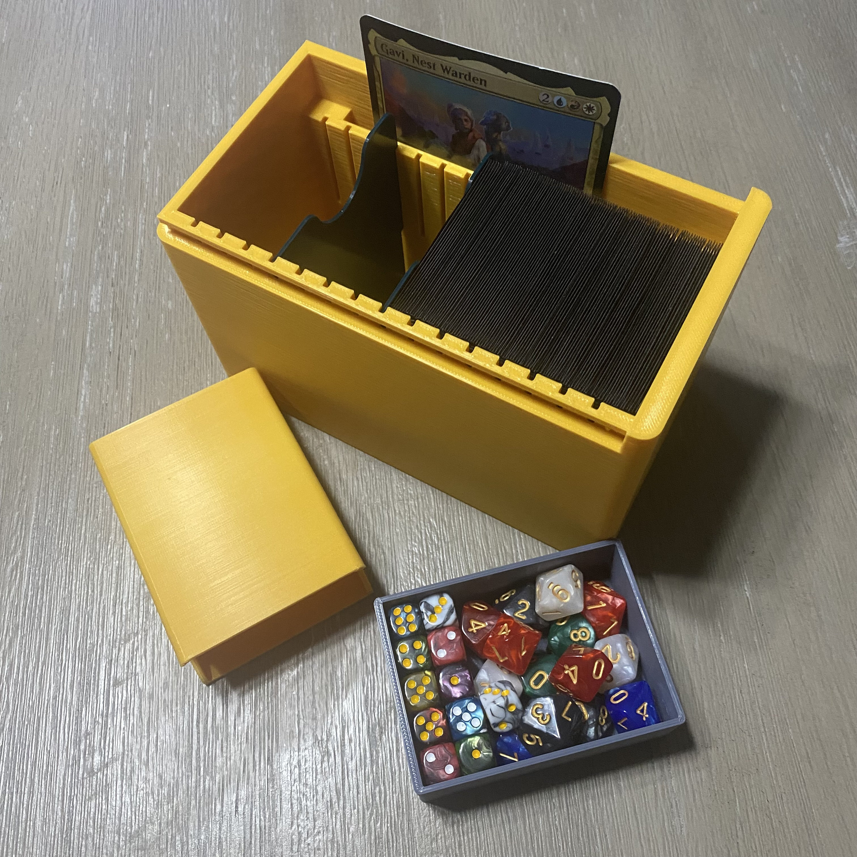 3D Printed Deluxe Modular Deckbox. Fits Oversized Commanders - Etsy