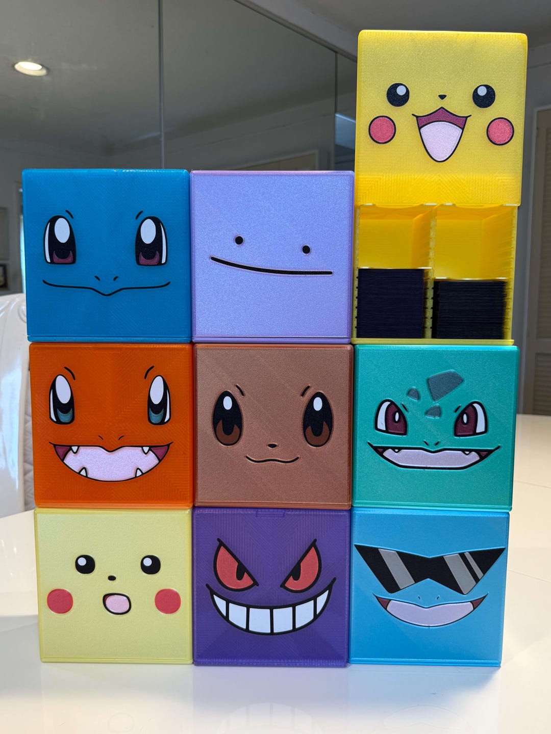 Character Face Multi-deck Box. Fits Between 400-550 Double-sleeved ...