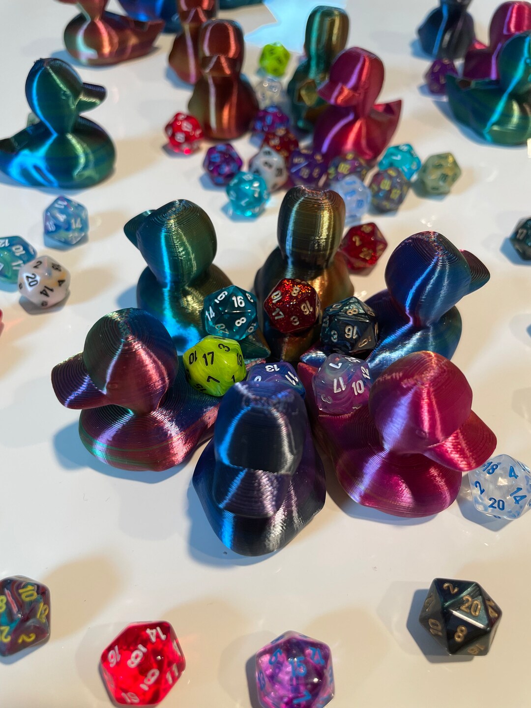 Baby Duck Dice Buddy / Guardian - Holds Miniature D20s! - Etsy