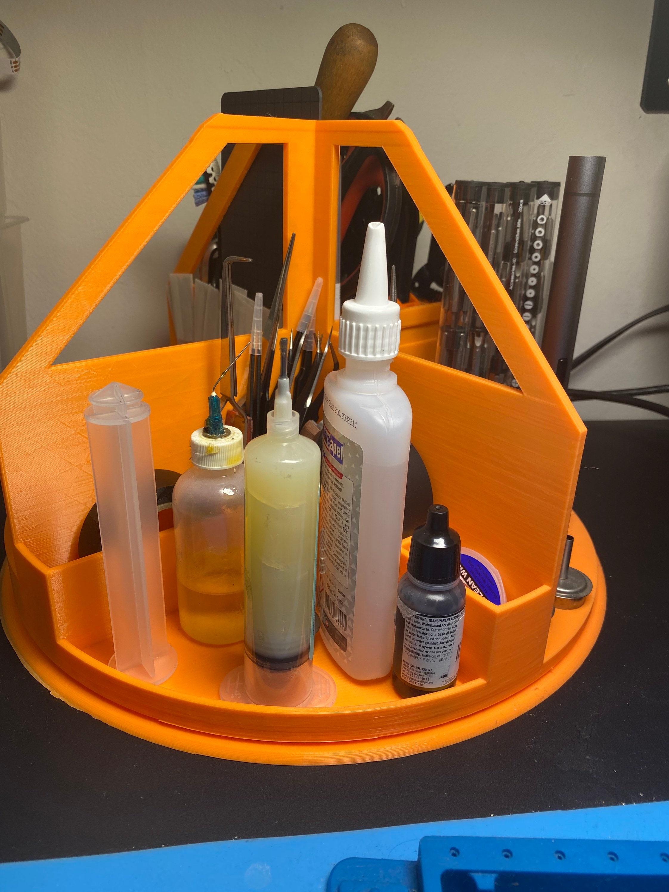 Customizable 3D Printed Lazy Susan Electronics Tool Carousel - Etsy