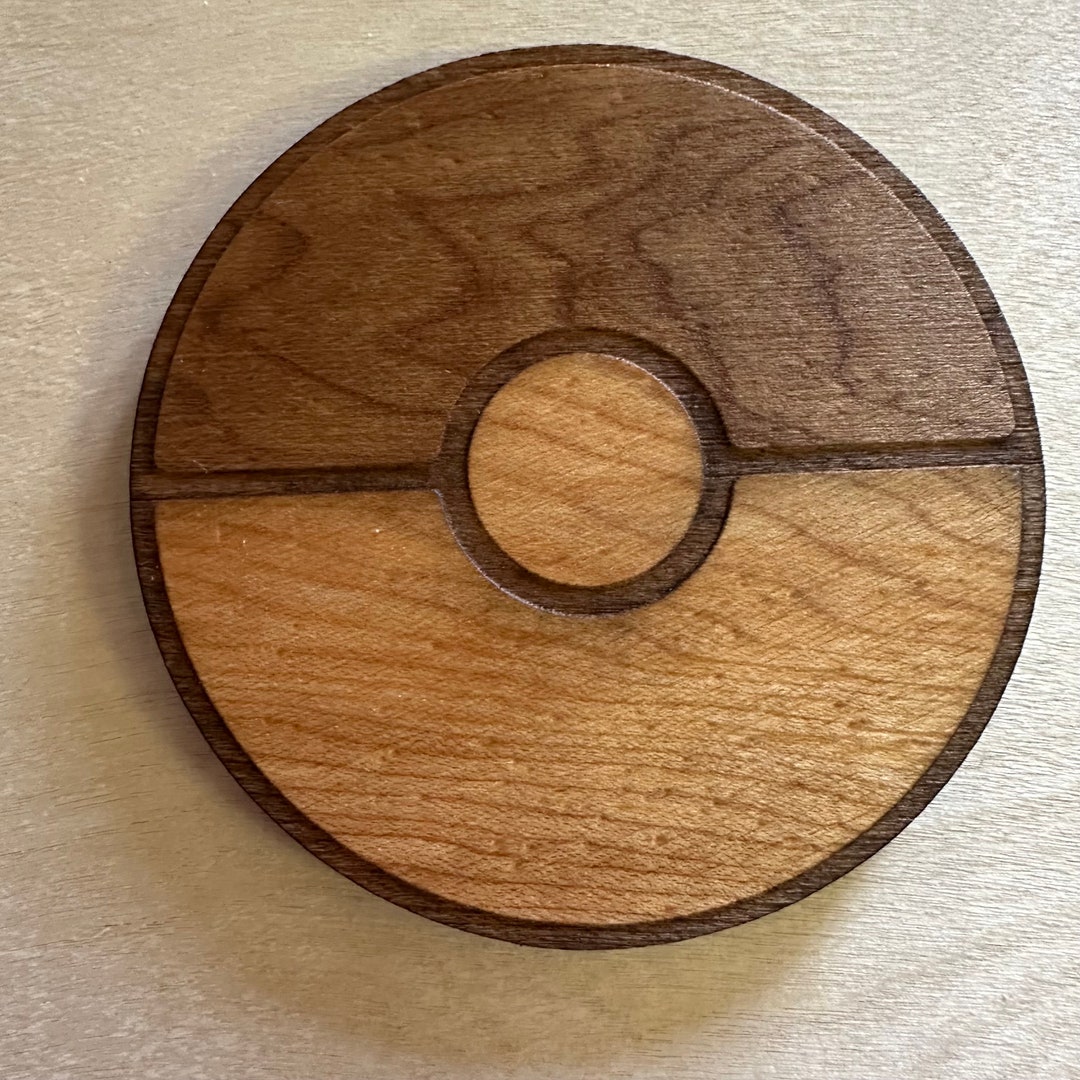 Pokeball Pokemon Wooden Coasters. - Etsy