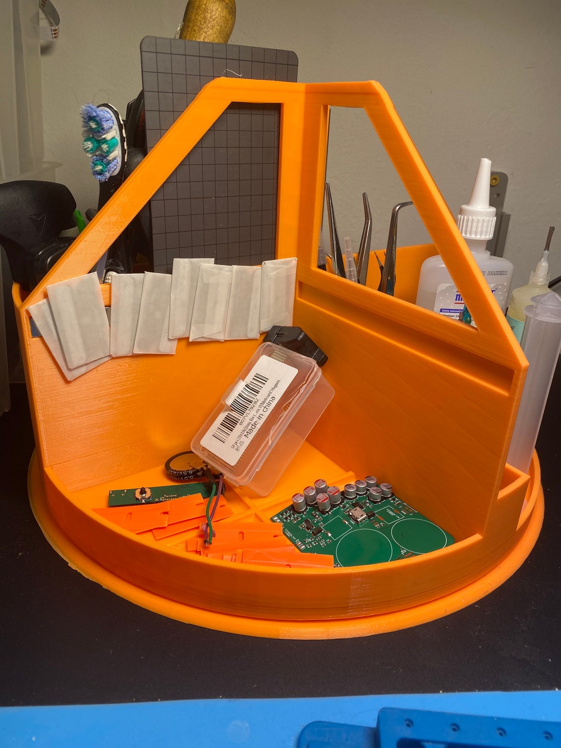 Customizable 3D Printed Lazy Susan Electronics Tool Carousel - Etsy