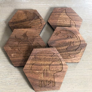 Magic the Gathering Mana Coasters MTG. Wooden Coasters. - Etsy
