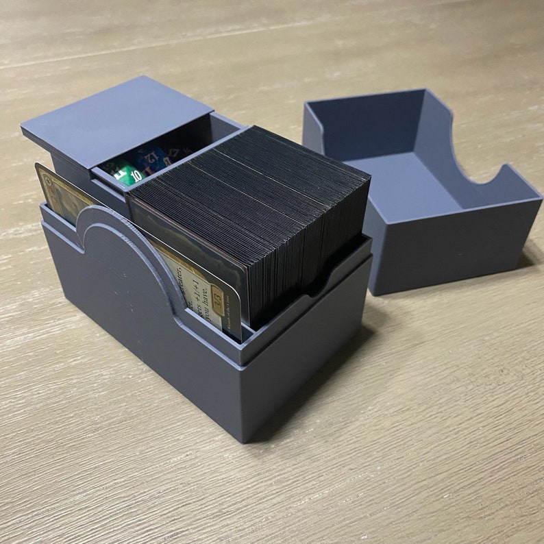 3D Printed Ultimate Commander Deck Box. Fits Oversized Commanders! 3.5 ...