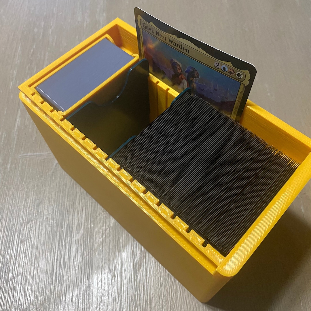 3D Printed Deluxe Modular Deckbox. Fits Oversized Commanders and up to ...