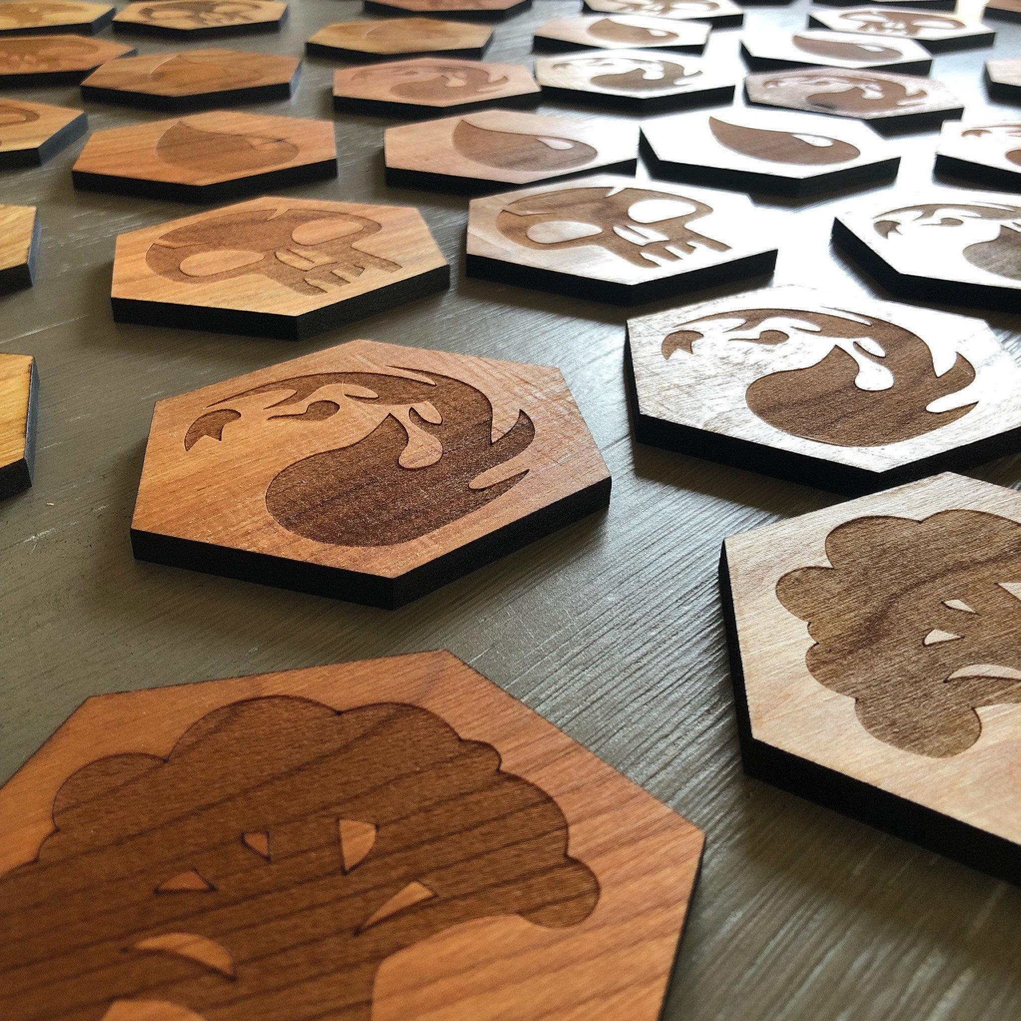 Magic the Gathering Mana Coasters MTG. Wooden Coasters. - Etsy