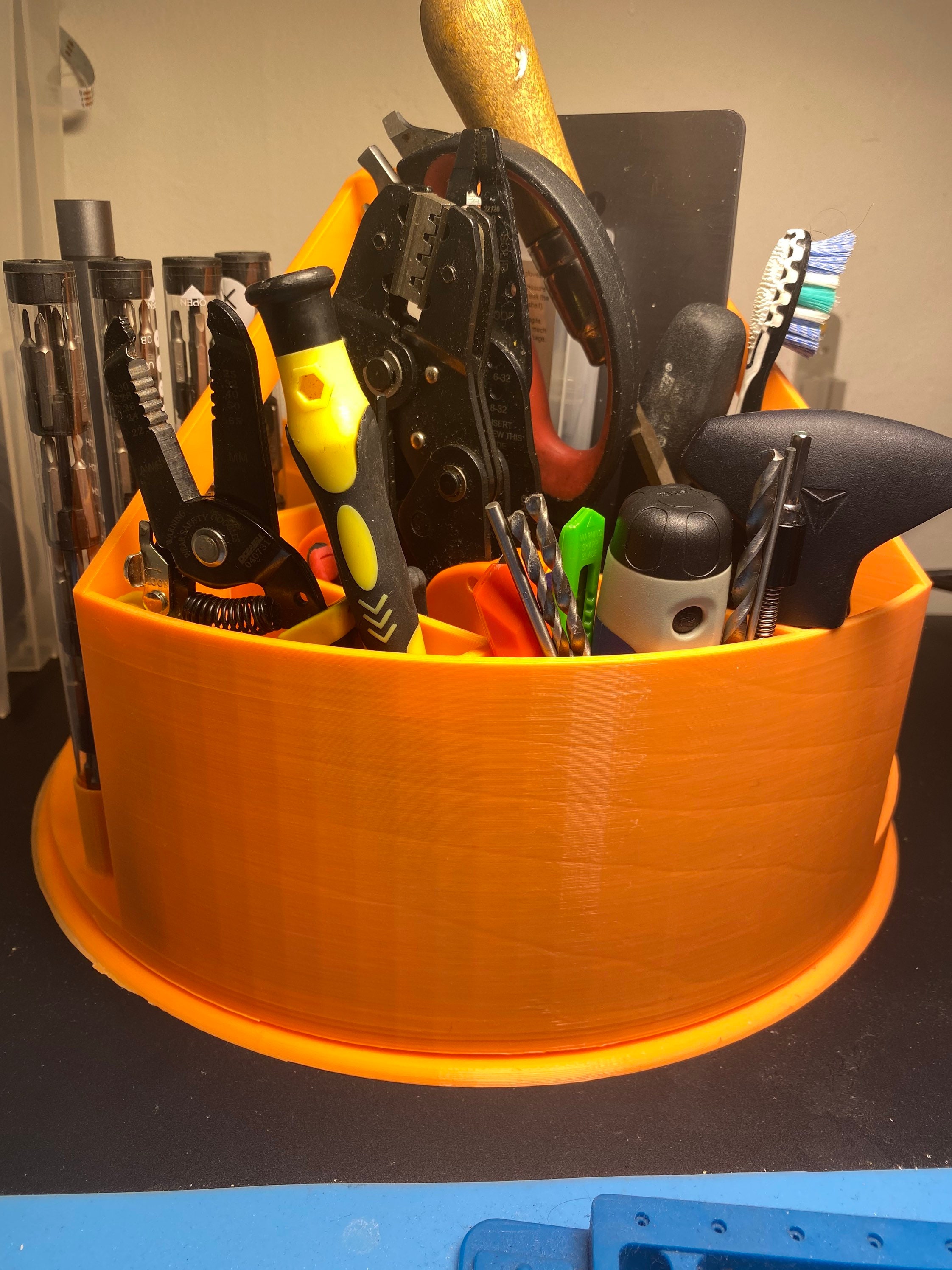 Customizable 3D Printed Lazy Susan Electronics Tool Carousel - Etsy