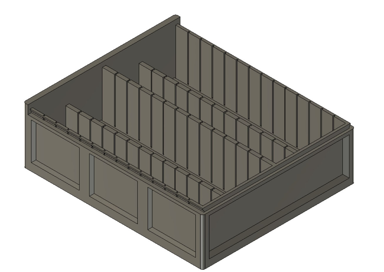 Ultra Jumbo Wumbo 3D Printed Deck Box. Fits up to 20 Double-sleeved Edh ...