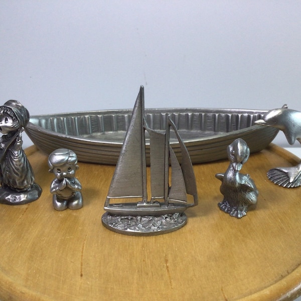 Pewter Figurines - Etsy