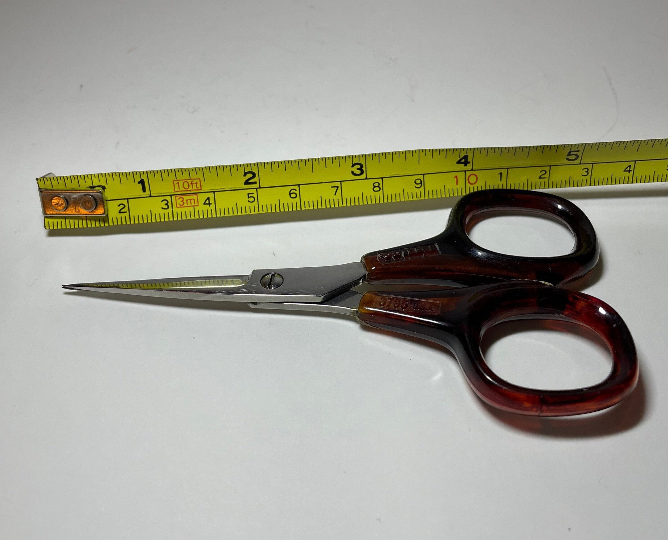 Wiss 3765 sewing embroidery scissors with faux tortoise shell | Etsy