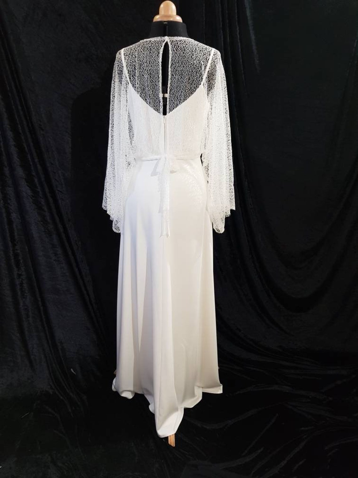 Lace Top Long Sleeve Lace Top Bridal Lace Topper Bridal - Etsy UK