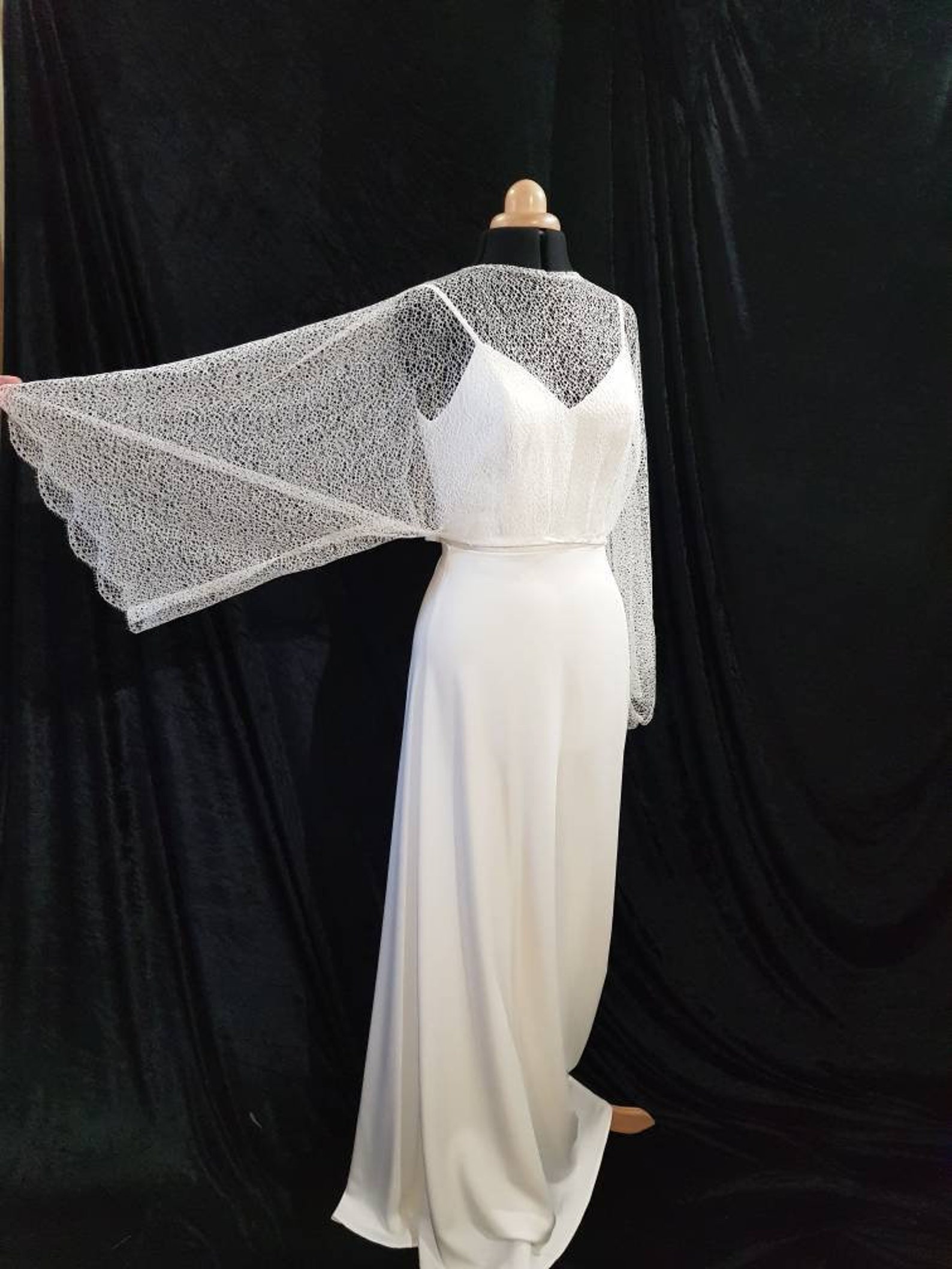 Lace Top Long Sleeve Lace Top Bridal Lace Topper Bridal - Etsy UK