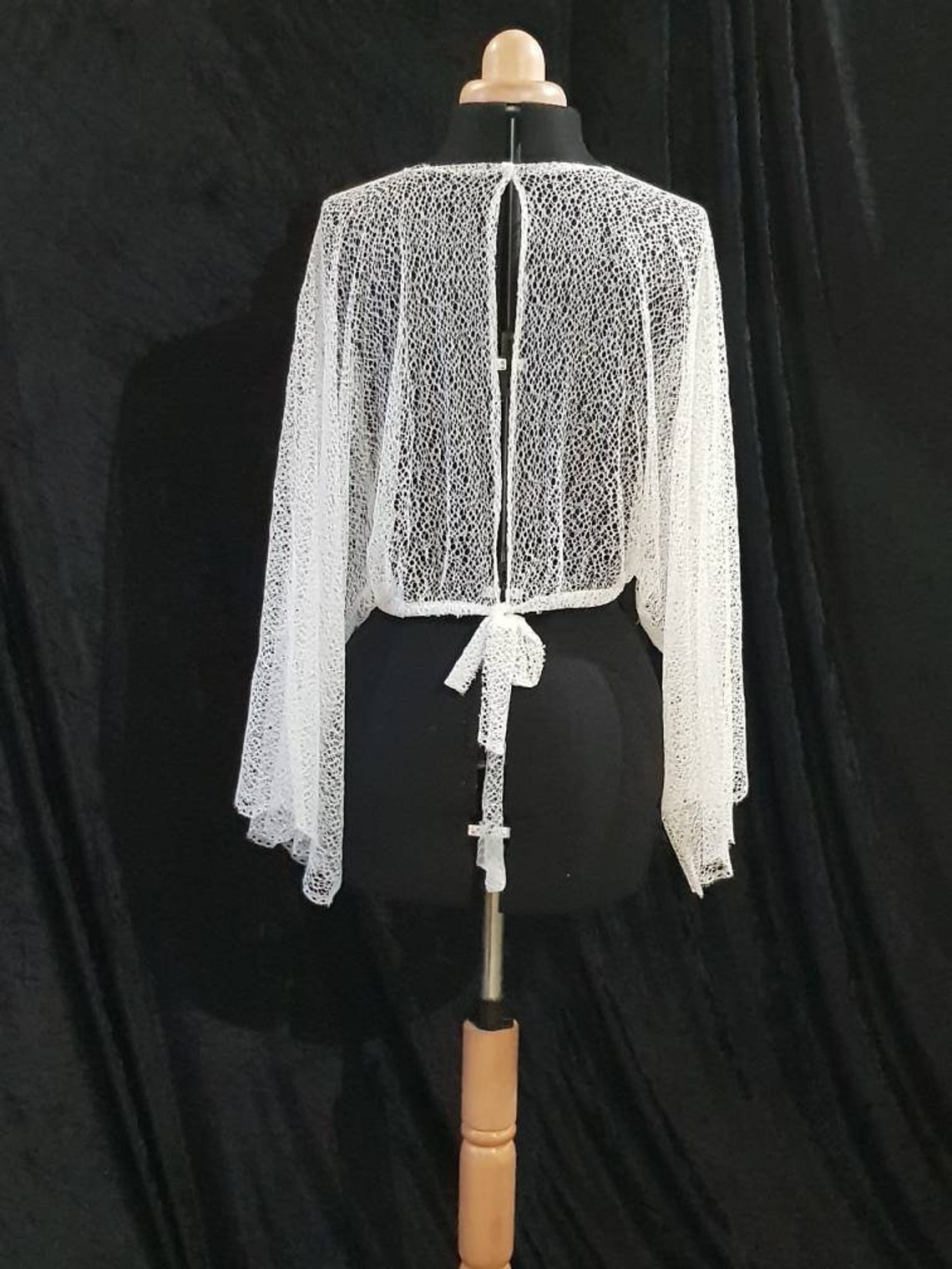 Lace Top Long Sleeve Lace Top Bridal Lace Topper Bridal - Etsy UK