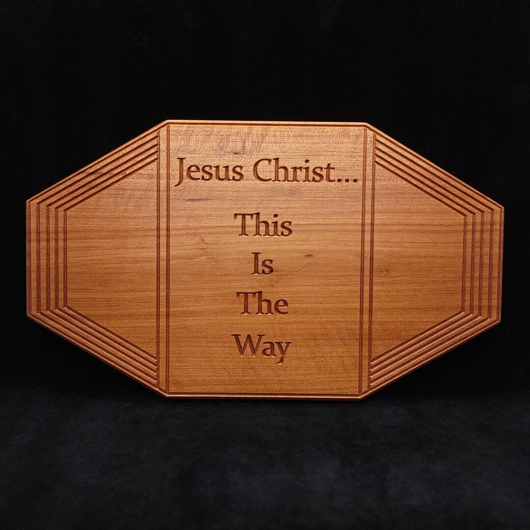 Wall Sign Jesus This is the Way Sign - Etsy