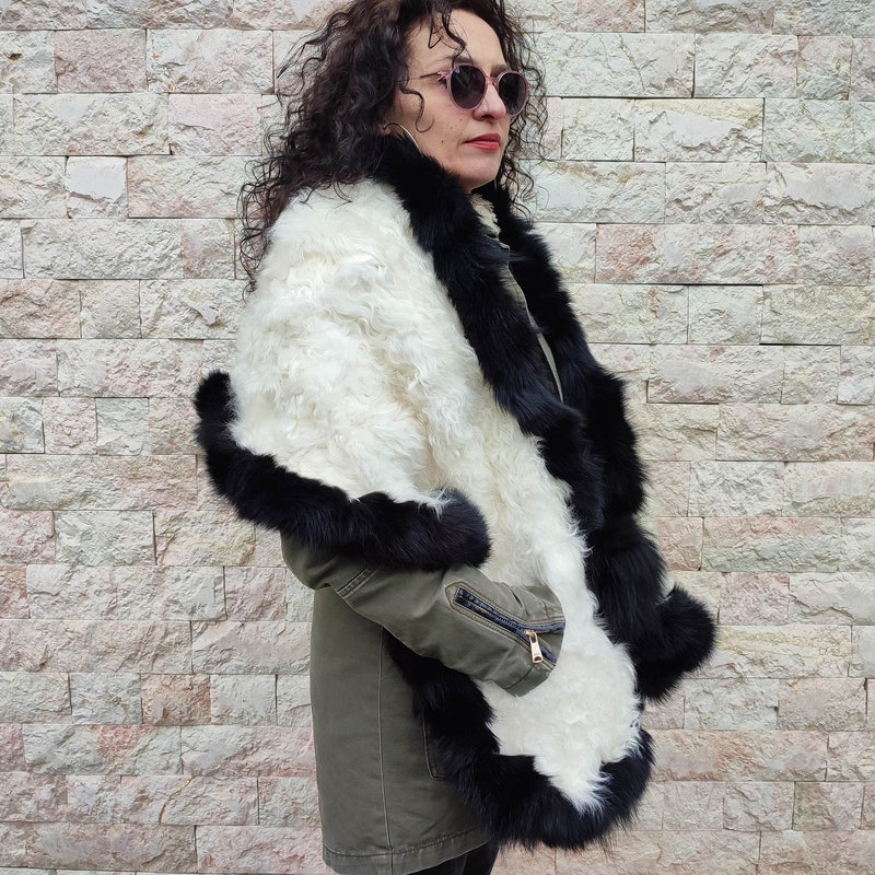 Fur Shawl - Etsy