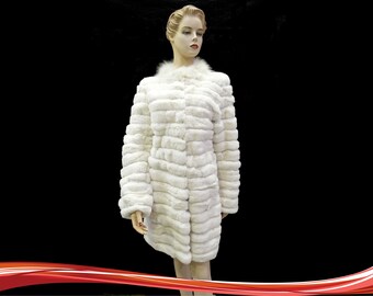 White Rex Rabbit With Hood | Etsy