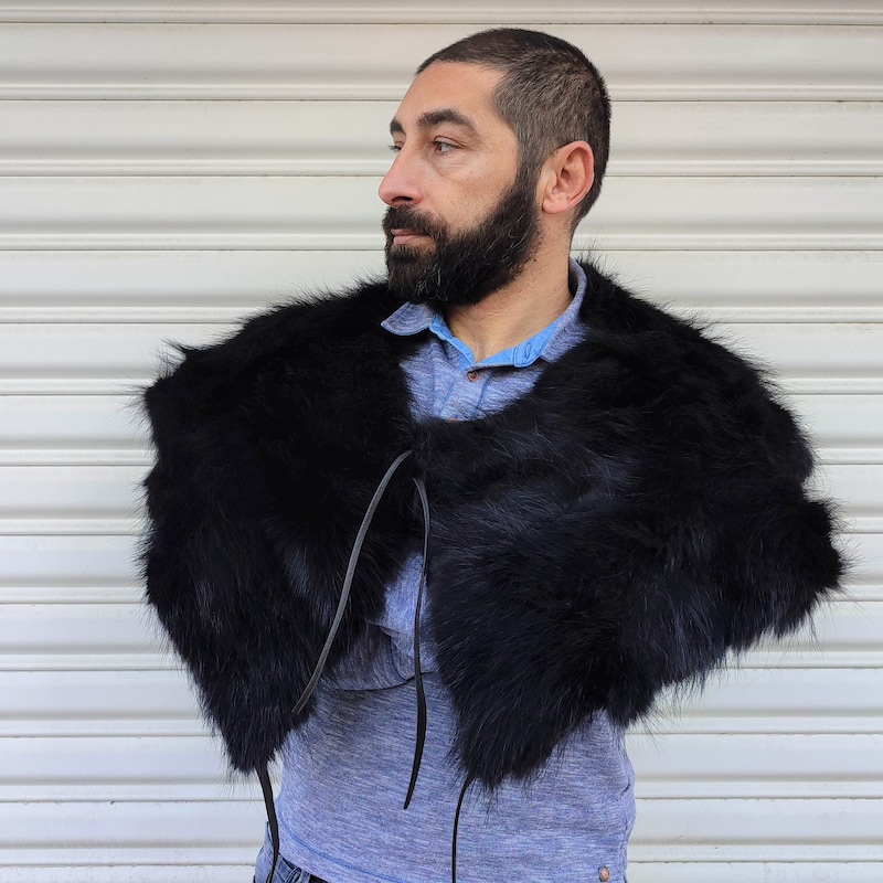 Viking Fur Mantle - Etsy