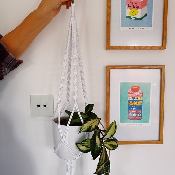 White Macrame - Etsy