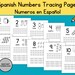 Number Tracing Pages, Números En Español, Spanish Numbers, Kindergarten ...