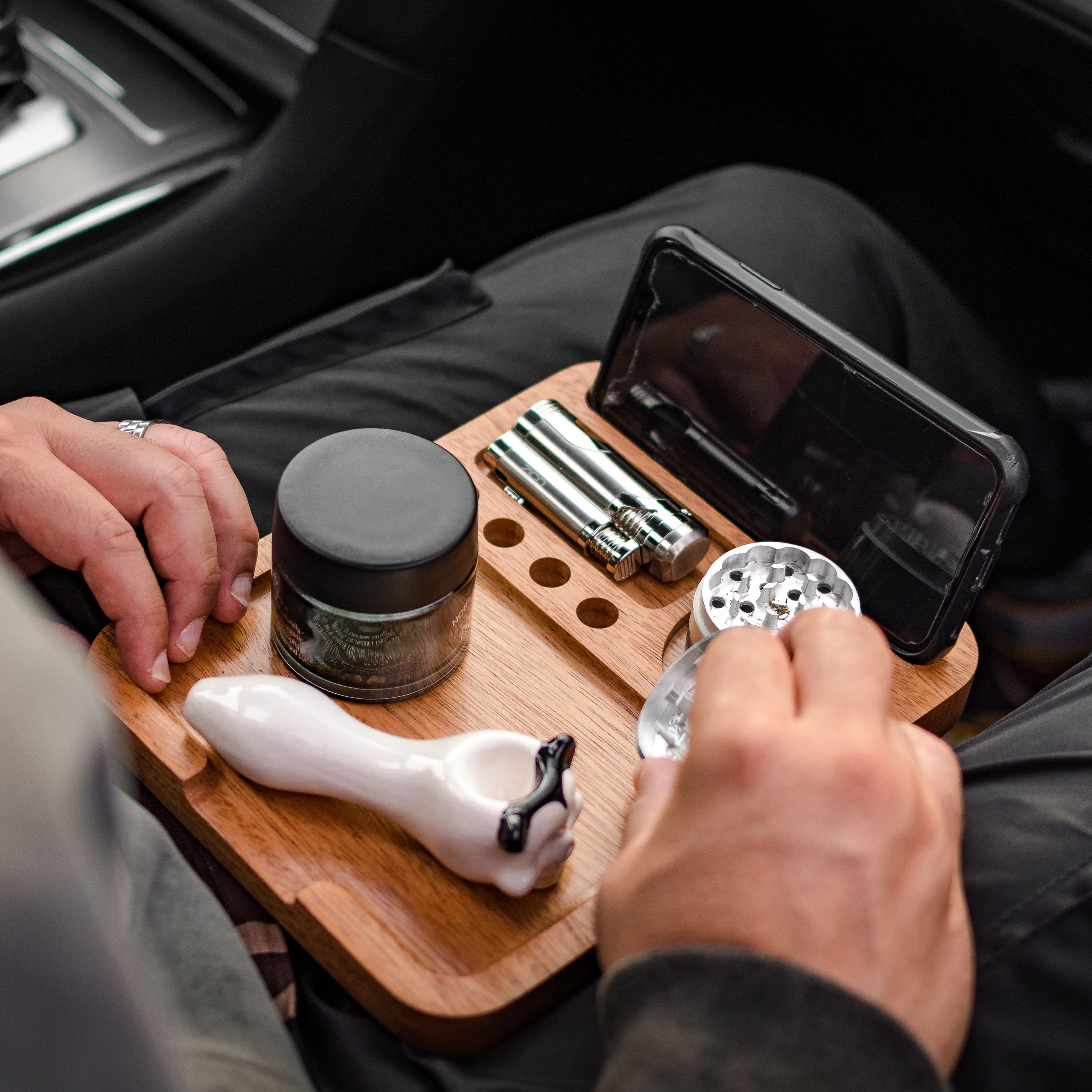 Cannabis Rolling Tray Small Personalize | Etsy