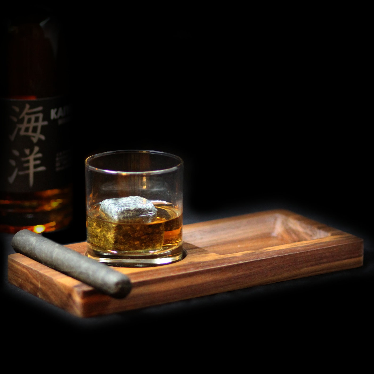 Cigar Whiskey and Snack Tray - Etsy