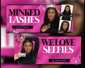 Lash Business Banner - Etsy