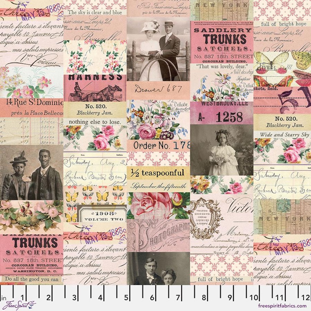 Tim Holtz Pink Color Palette - Pink Collage #210 - Etsy