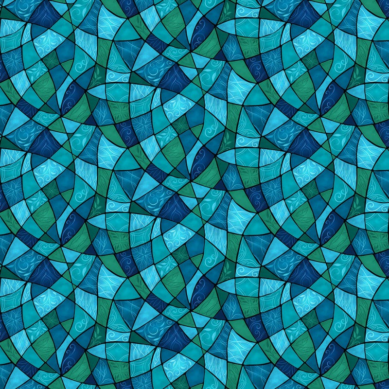 Stained Glass Fabric - Etsy