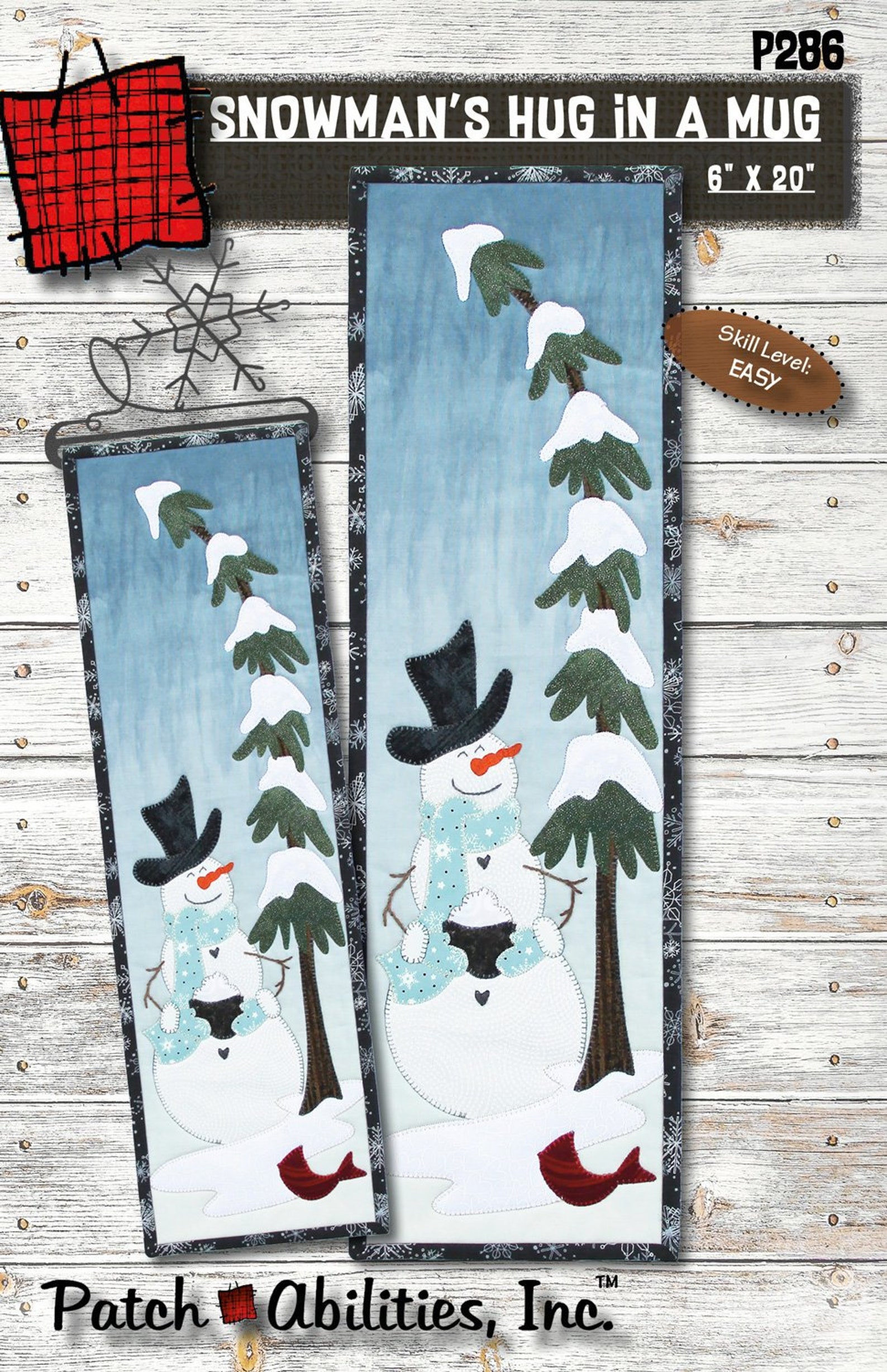 Snowman's Hug in a Mug Patch Ability Pattern - Etsy