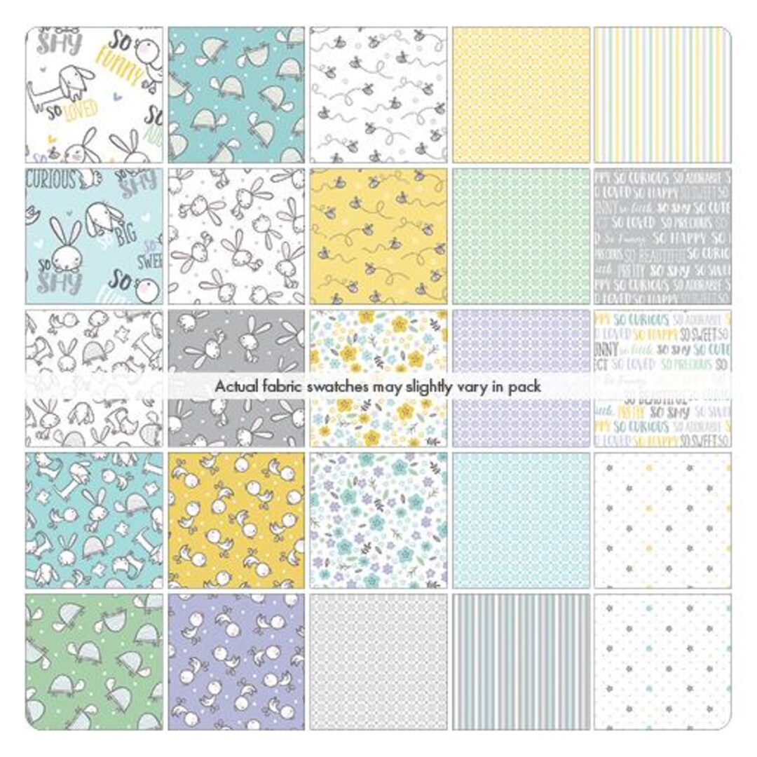 Doodle Baby Flannel "layer Cake" BY10K - Etsy