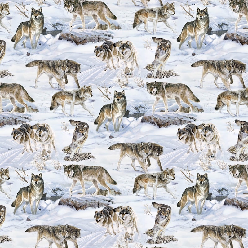 Wolf Quilt Pattern - Etsy