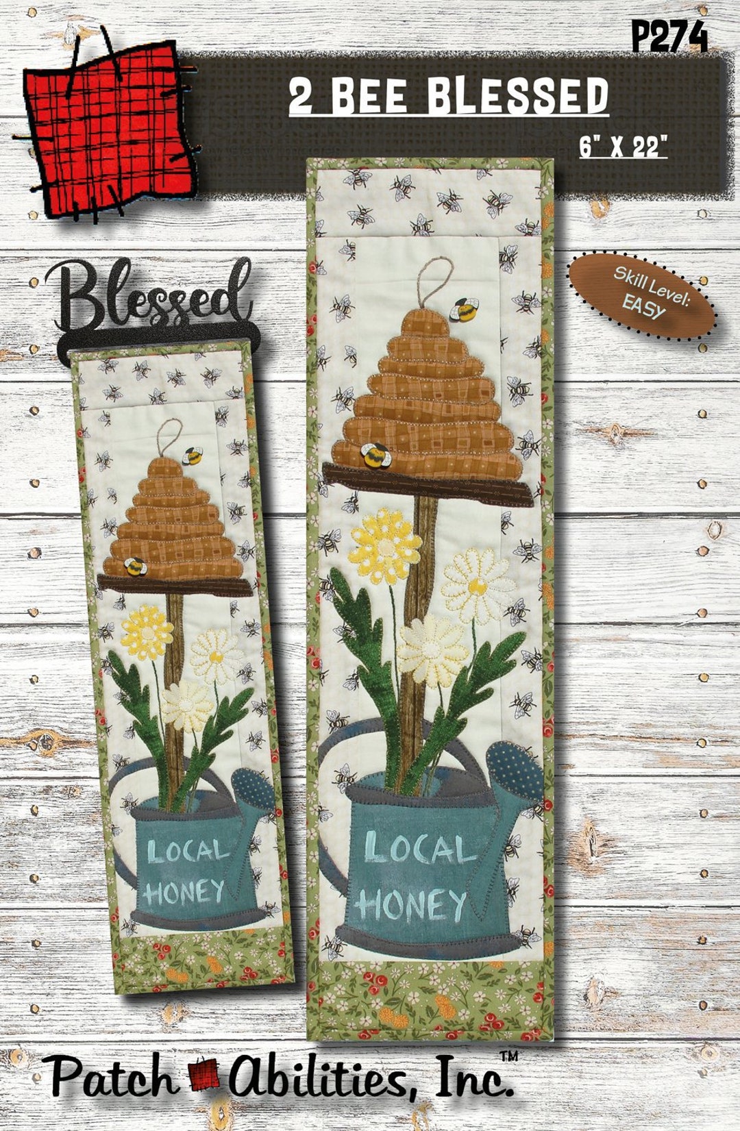 2 Bee Blessed Patch Ability Pattern - Etsy