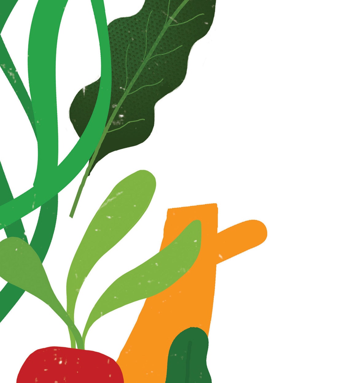 Vegetables Art Print Veggie Poster Kitchen Art Print Salad - Etsy