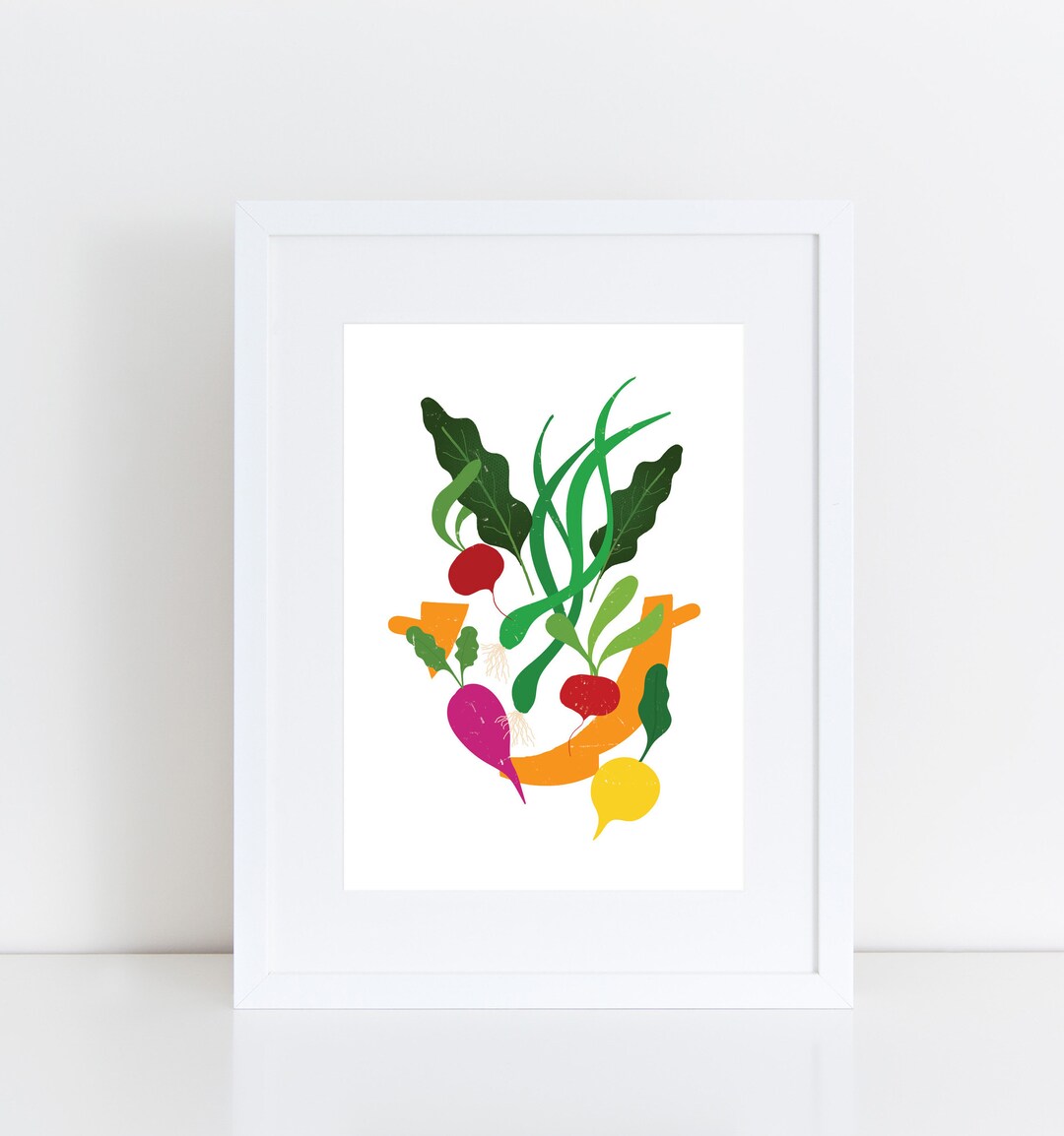Vegetables Art Print Veggie Poster Kitchen Art Print Salad - Etsy