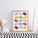 French Macarons Art, French Food Art, Macarons Art, Cookies Art Print ...