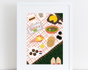 Dutch Treats A4 Giclee Print - Etsy