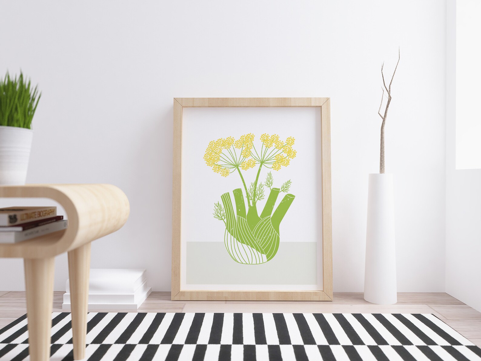 Fennel Art Print, Vegetables Art Print, Food Poster, Botanical Print ...