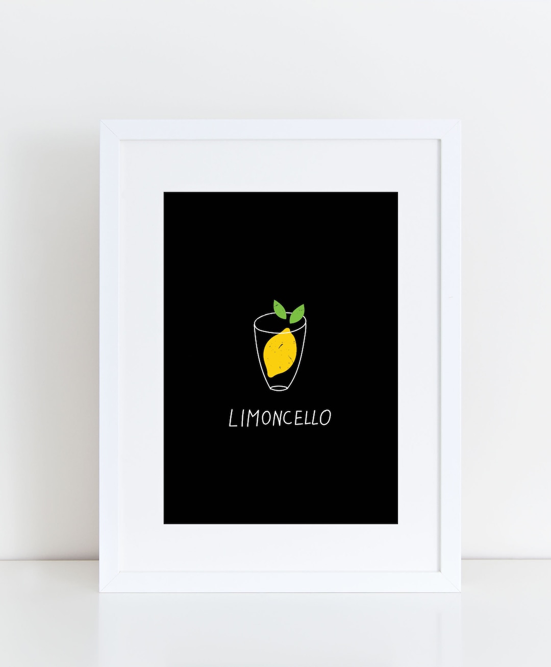 Limoncello Poster, Limoncello Art Print, Italian Poster, Italy, Lemons ...